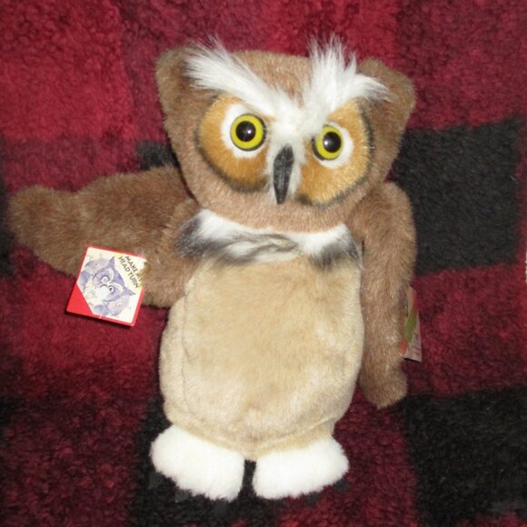 Cascade Toy Co | Toys | New Great Horned Owl Realistic Plush Puppet ...